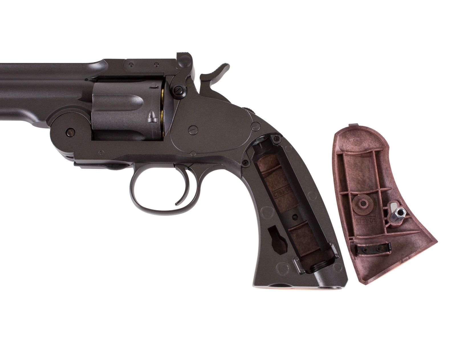 Schofield No. 3 CO2 BB Revolver, Full Metal