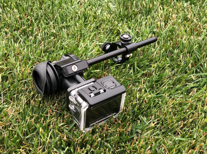 Side-Shot Hero 3-4 Gopro Scope Mount.