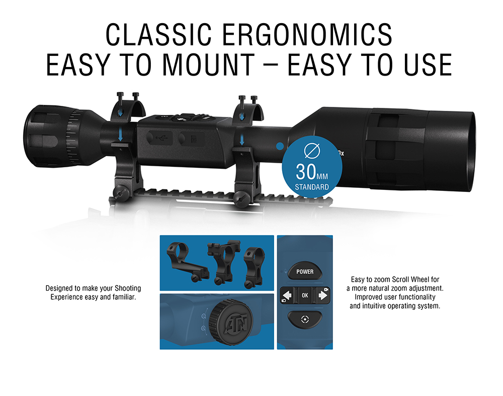 ATN X-Sight-4K HD 5-20x Pro Digital Day/Night Riflescope