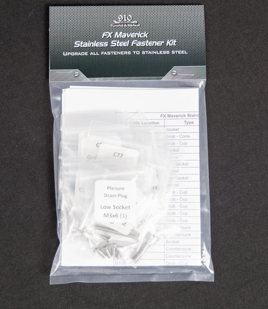 FX Maverick Stainless Steel Fastener Kit