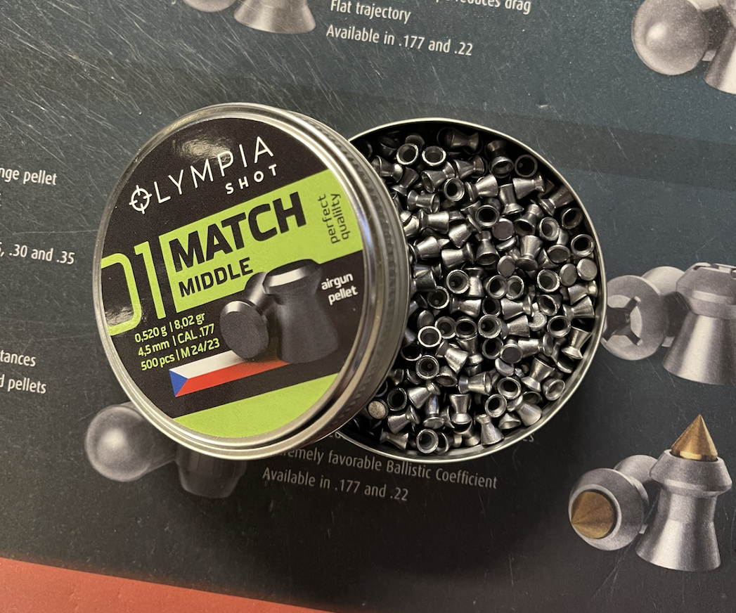 Olympia Shot Match Middle .177